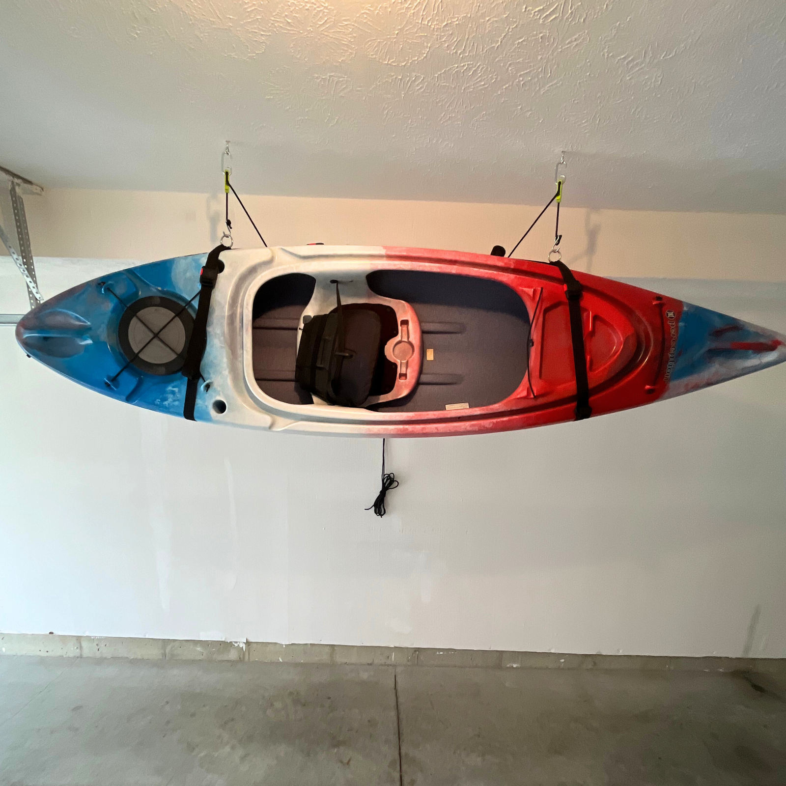 Kayak Hanger Sling | Tie Boss | Store Kayaks Easily